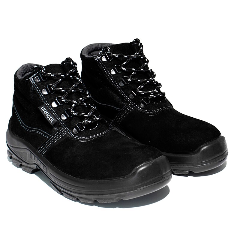 Botina de Segurança Bracol PU Nobuck PVC